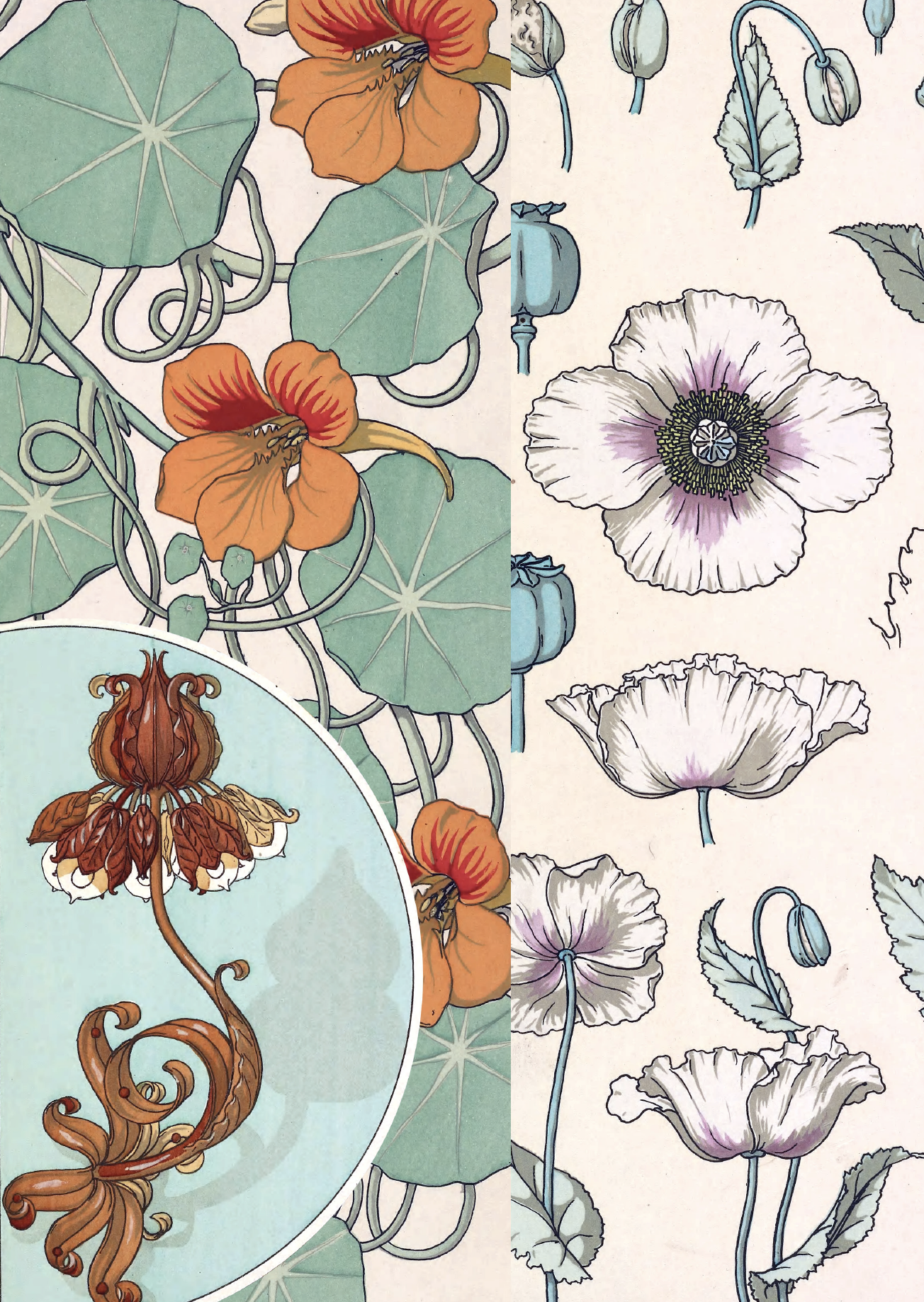 Art Deco Flower Design