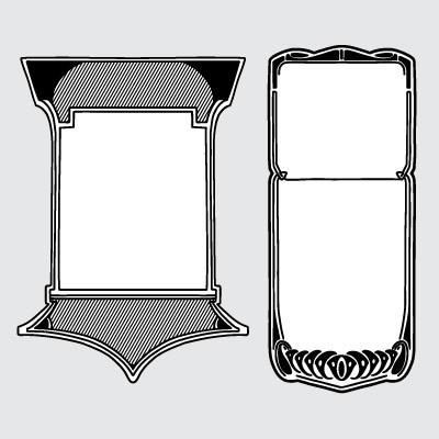 Ex Libris | Royalty-Free Vector Set | Royalty-Free Vector Set