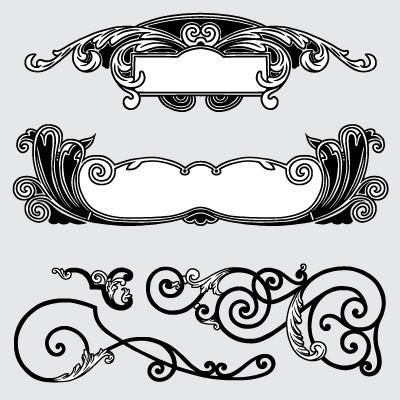 Ex Libris | Royalty-Free Vector Set | Royalty-Free Vector Set