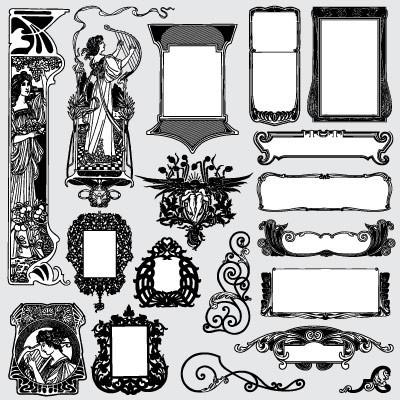 Ex Libris | Royalty-Free Vector Set | Royalty-Free Vector Set