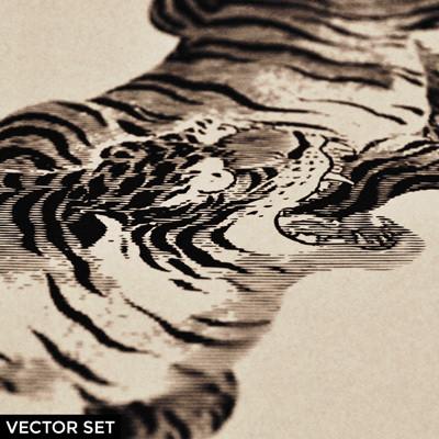 Japanese Beasts | Royalty-Free Vector Set | Shop Illustrated Books ...