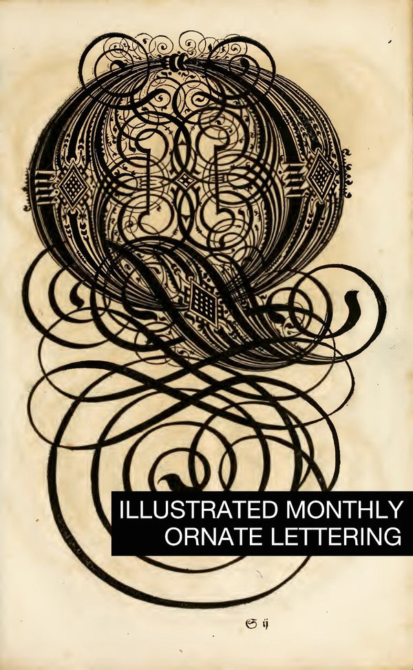 Ornate Lettering | eBook | Shop Illustrated Books, eBooks and Prints