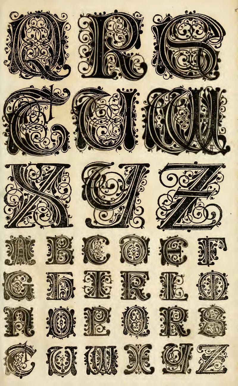 Ornate Lettering | eBook | Shop Illustrated Books, eBooks and Prints