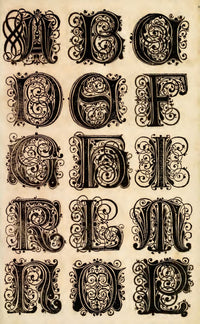 Ornate Lettering | eBook | Shop Illustrated Books, eBooks and Prints