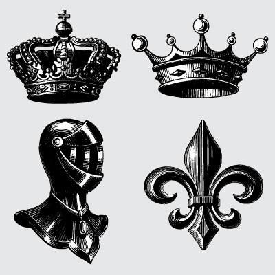 The King Is Dead | Royalty-Free Vector Set | Shop Illustrated Books ...